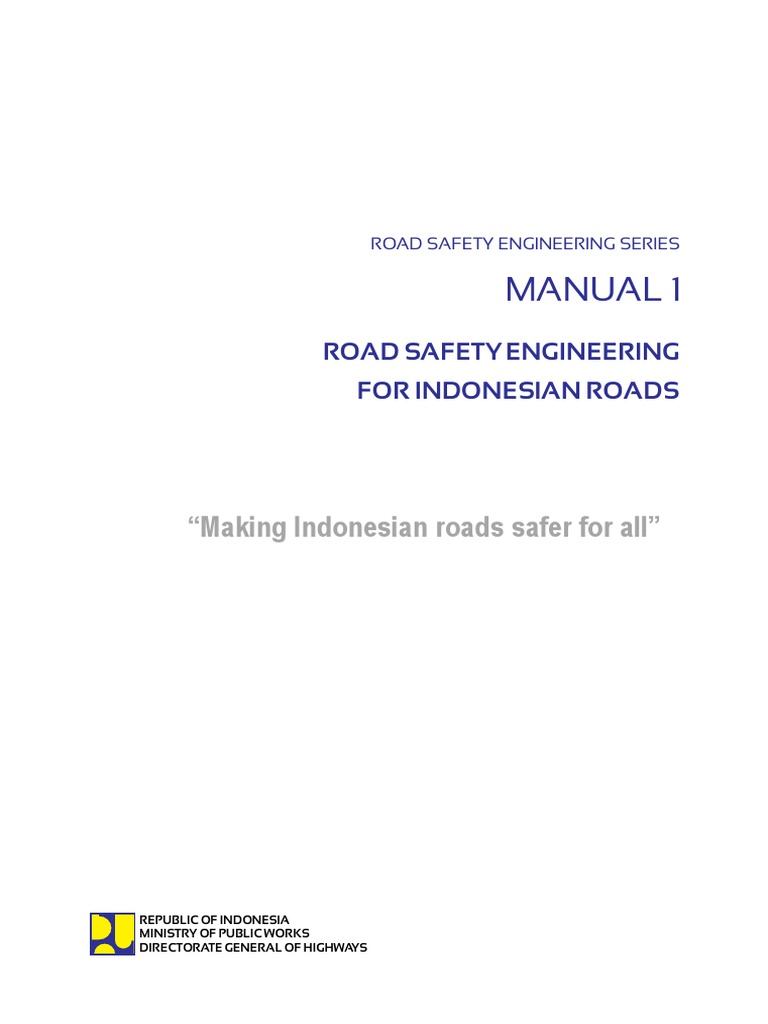 Book 1 - Road Safety Engineering | PDF | Road Traffic Safety | Traffic