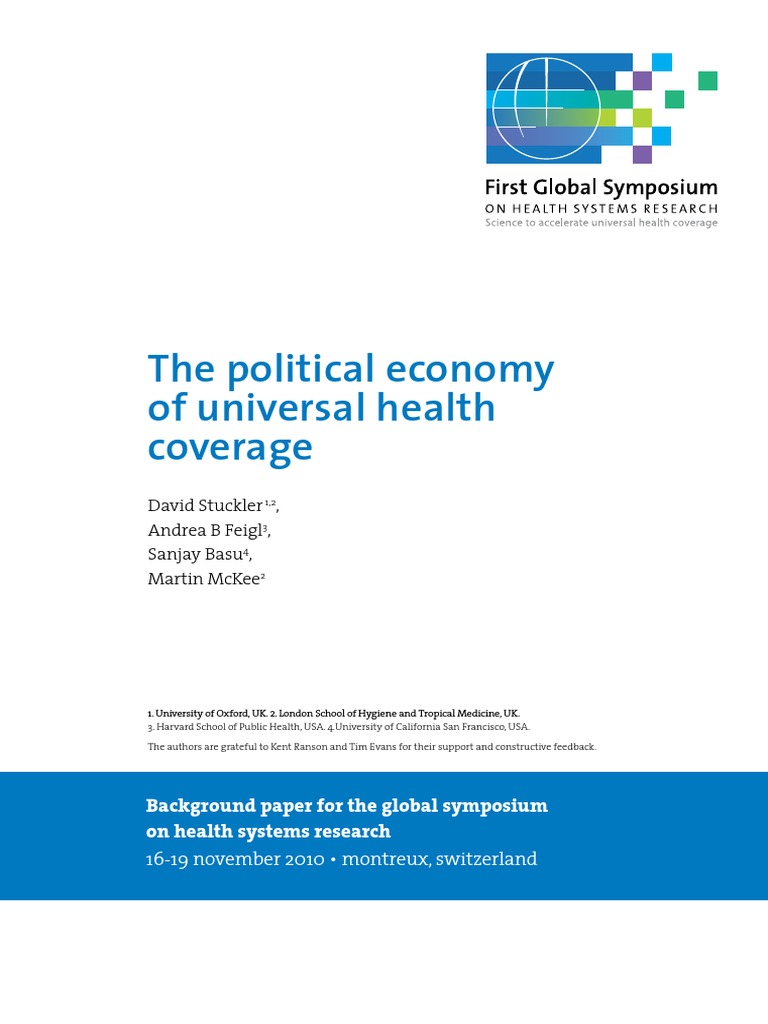 Achieving Universal Health Coverage | PDF | Universal Health Care ...