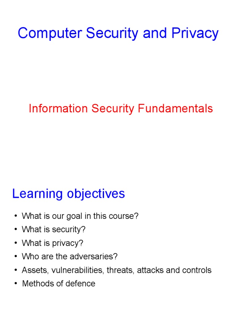 BSC Year1sem1 Information Security | PDF | Information Security | Vulnerability (Computing)