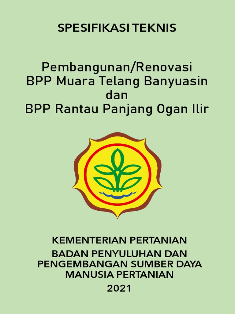 SPESIFIKASI TEKNIS Tender BPP | PDF