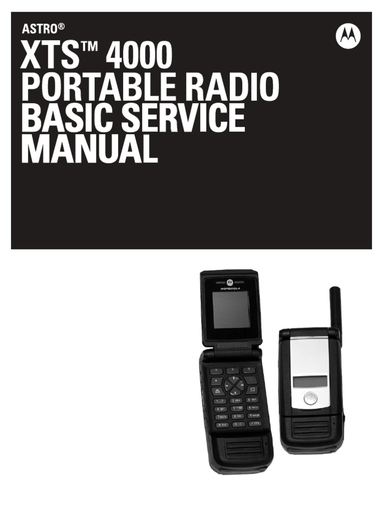 XTS4000 Basic Service Manual 6871619L01D | PDF | License | Very High ...