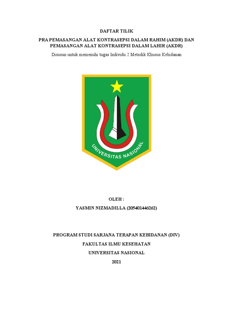 Prosedur Pemasangan AKDR untuk Bidan | PDF