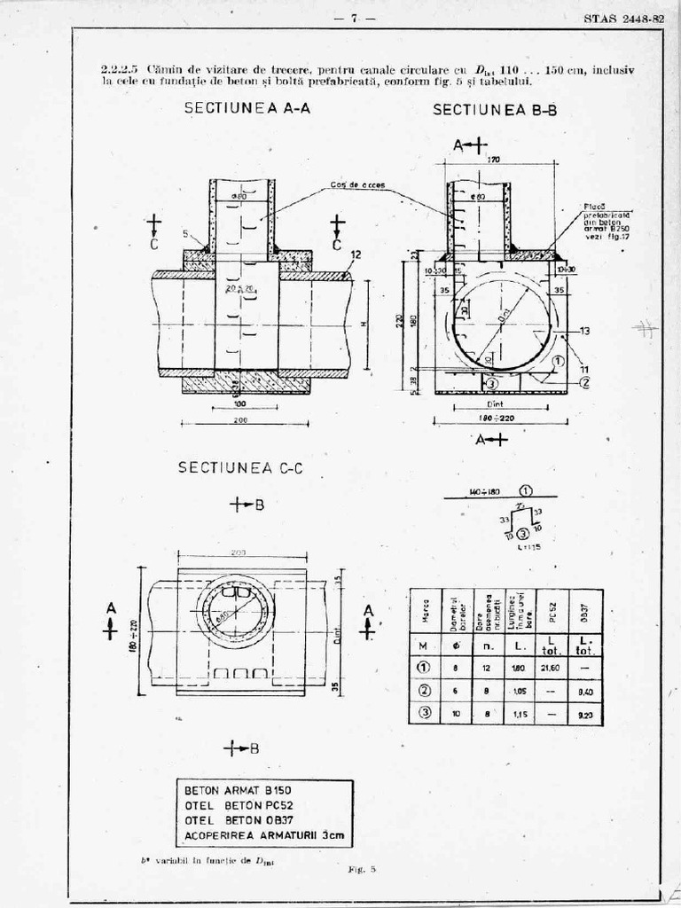 STAS 2448 82 Camine de Vizitare Pag 8 | PDF