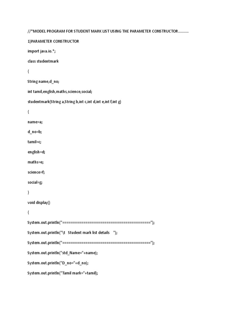 Java Practical Programs Pdf Software Development Computer Programming