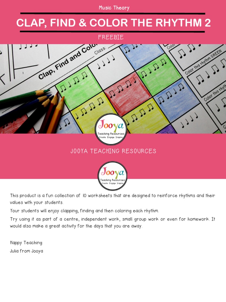 Clap Find and Color Rhythm Set 2 | PDF | Qualia | Intellectual Property Law