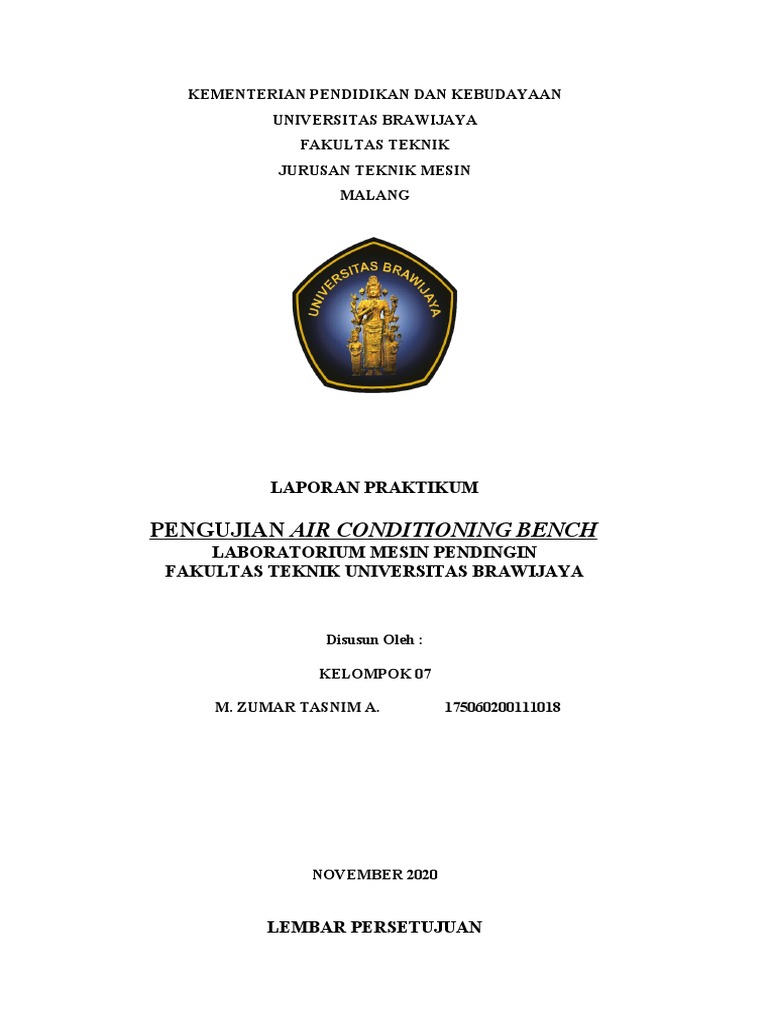 Pengujian AC Bench di Teknik Mesin UB | PDF