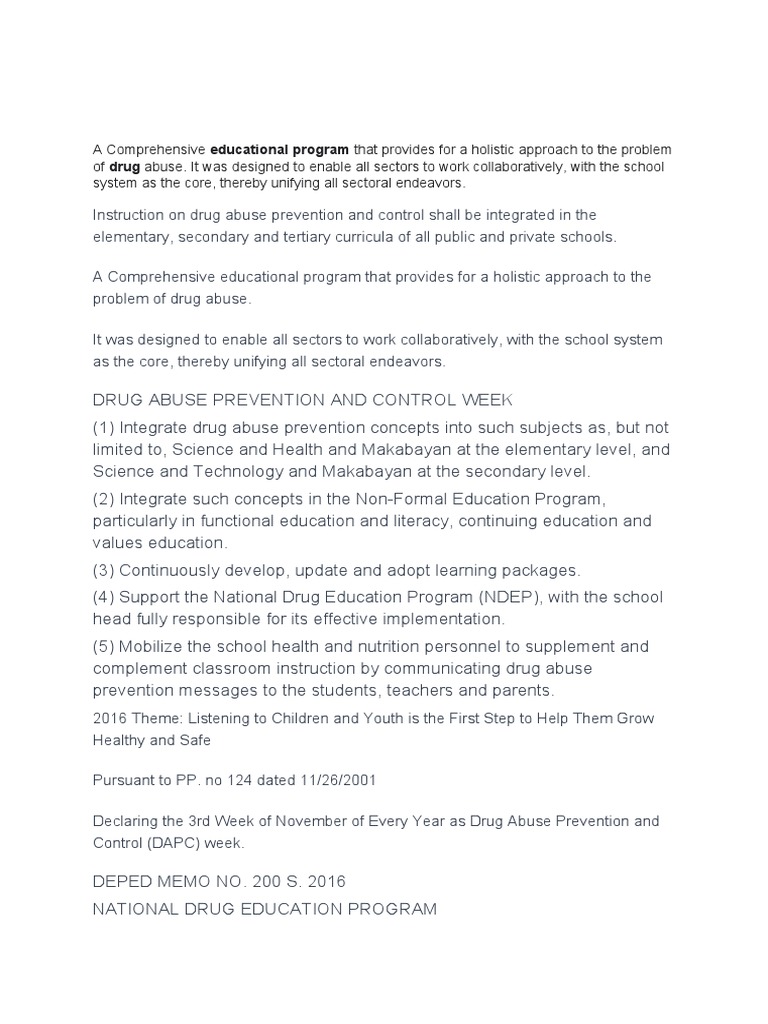 NDEP | PDF | Schools | Curriculum