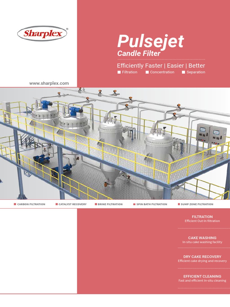 Pulsejet Candle Filter Solutions | PDF | Filtration | Automation