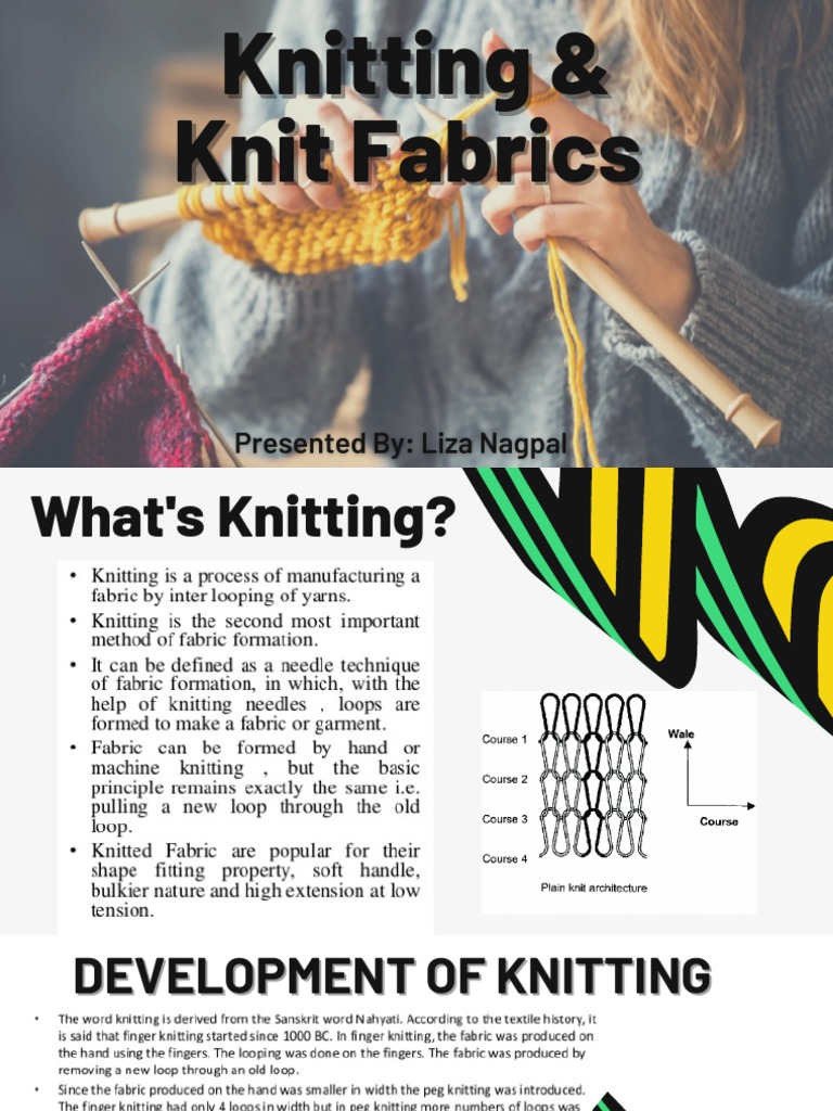 Knitting in Textiles | PDF | Knitting | Basic Knitted Fabrics