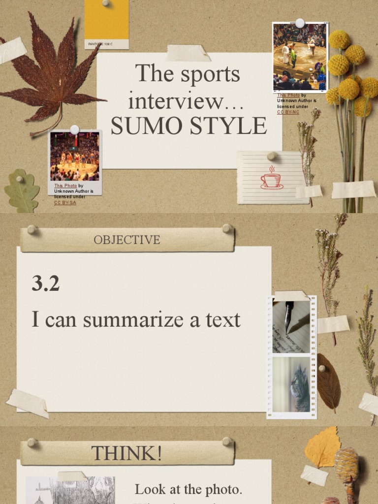 Sumo Style The Sports Interview : This Photo | PDF
