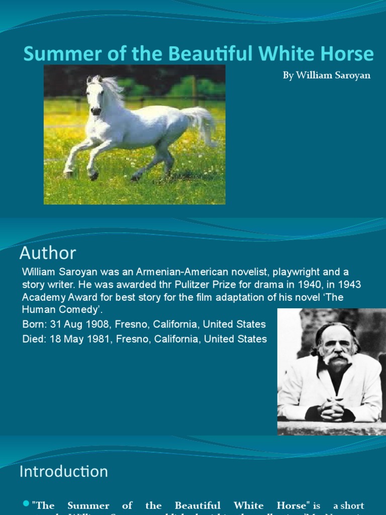 CH 4 - The Summer of The Beautiful White Horse | PDF