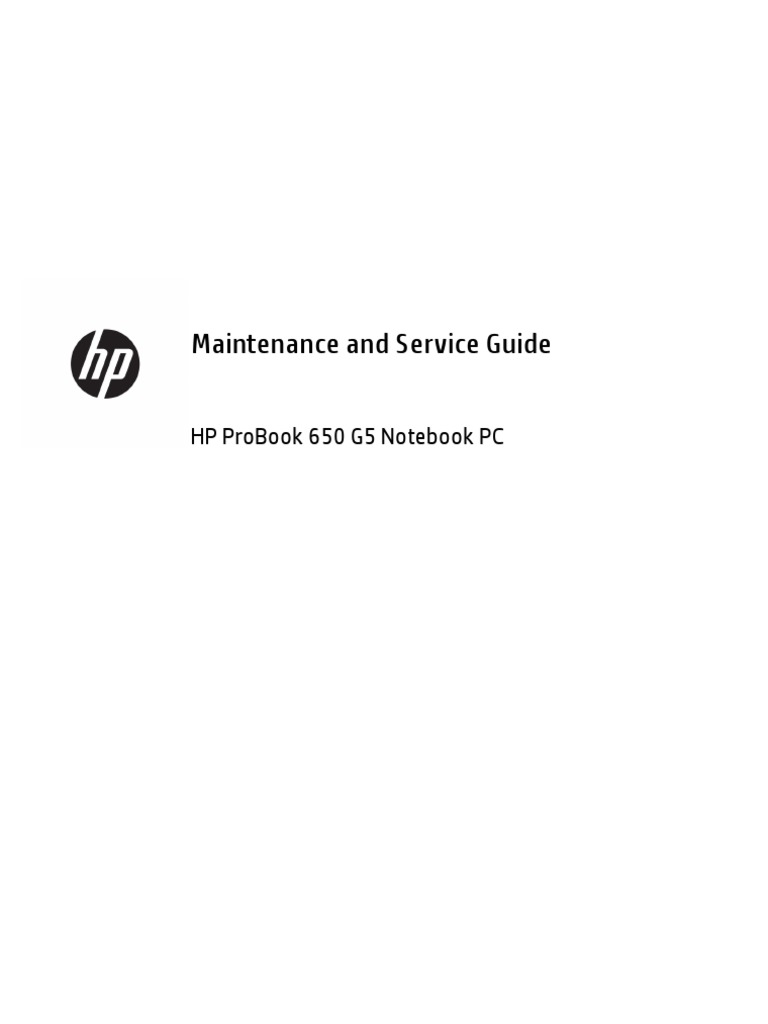 Manual Service HP | PDF | Usb | Manufactured Goods