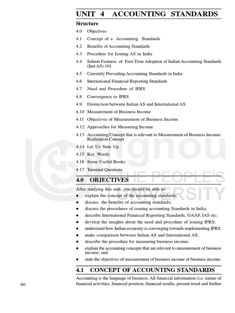 Overview of Accounting Standards | PDF | International Financial ...