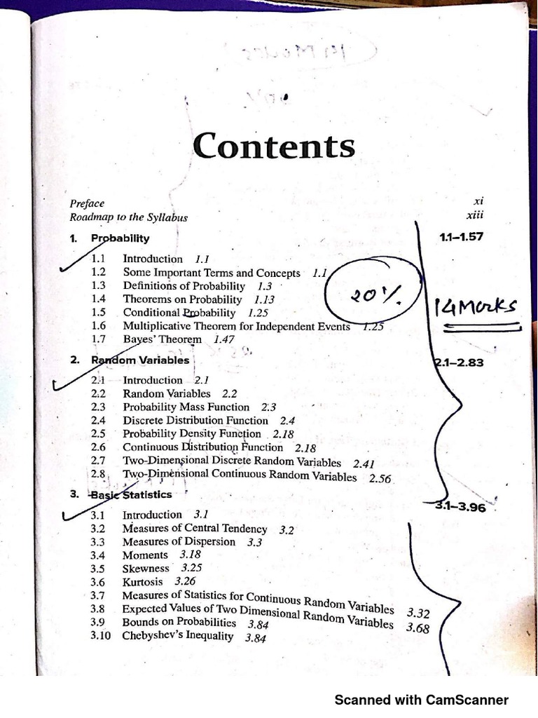Probability and Statistics GTU Book (3130006) by JS Chitode, IA Dhotre ...
