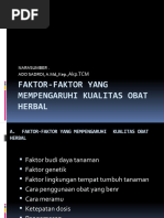 Parameter Standar Umum Ekstrak Tumbuhan-1 | PDF | Kesehatan Holistik