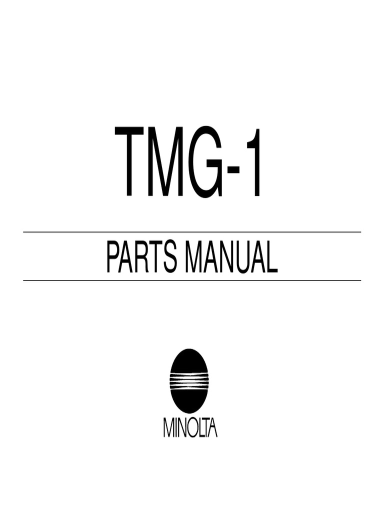 PM TMG-1 | PDF | Belt (Mechanical) | Relay