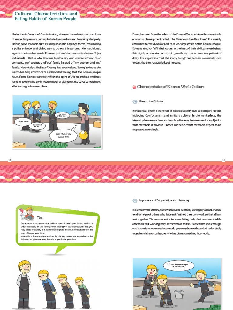 Cultural Characteristics of Korean People | PDF | Korean Cuisine | Sailor