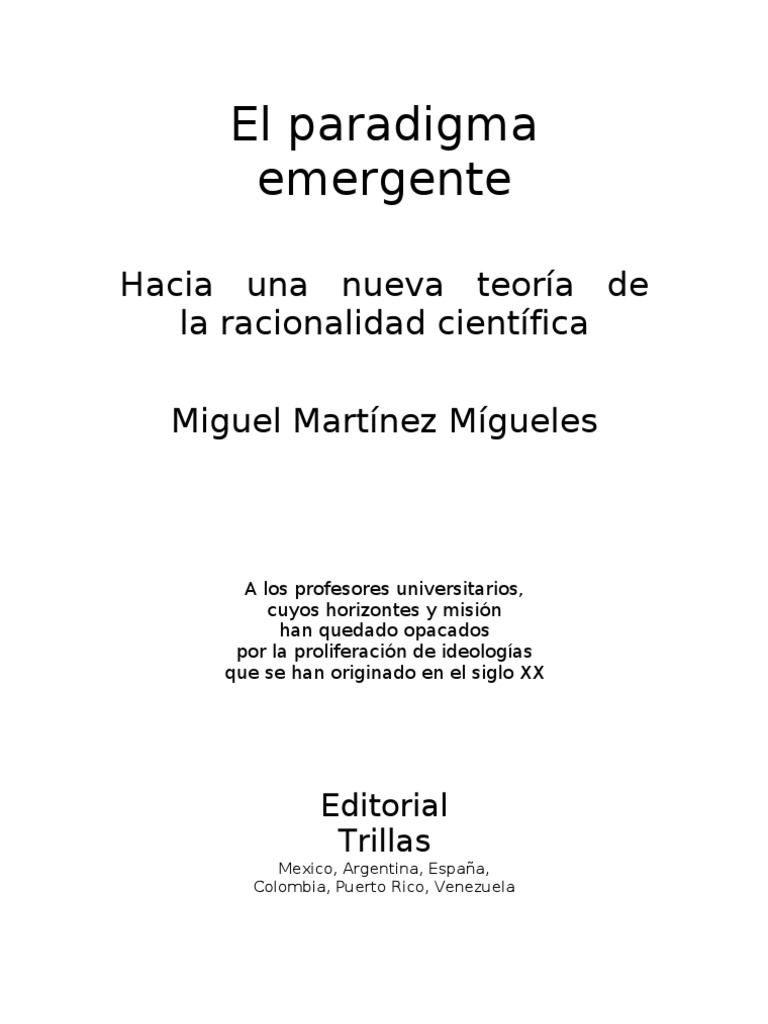 El Paradigma Emergente | PDF | Hemisferio cerebral | Conocimiento