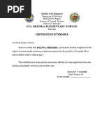Certificate of Attestation Editable Form | PDF