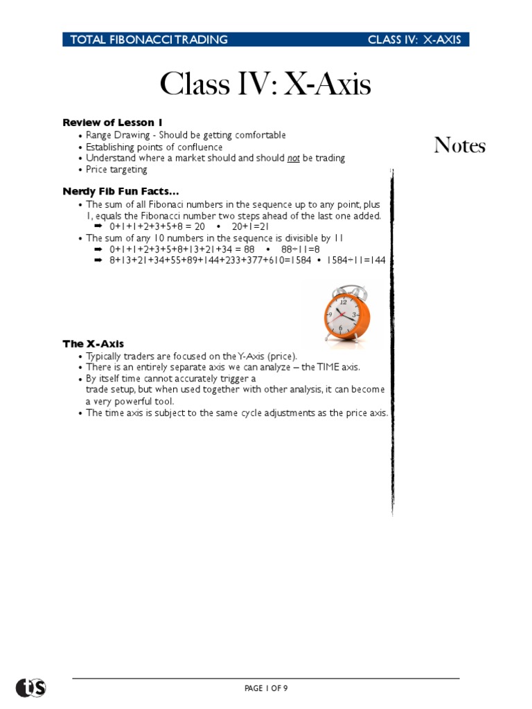 Fibonacci Trading: Time Analysis | PDF | Cartesian Coordinate System ...