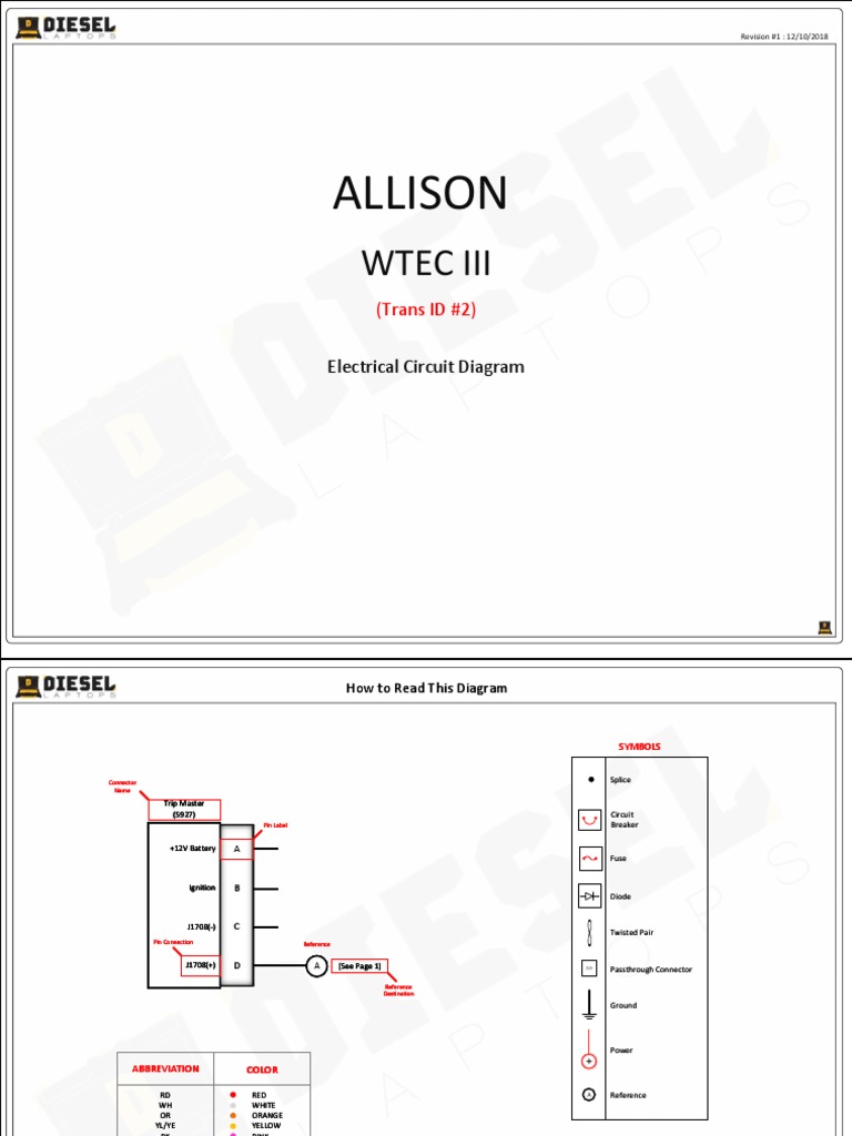 Allison - WTEC III - TransID 2 | PDF | Electronics | Electrical Engineering