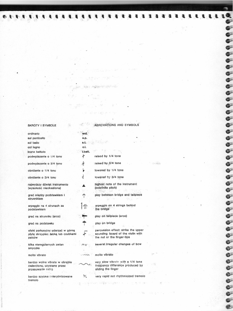 Penderecki Threno Partitura Completa | PDF