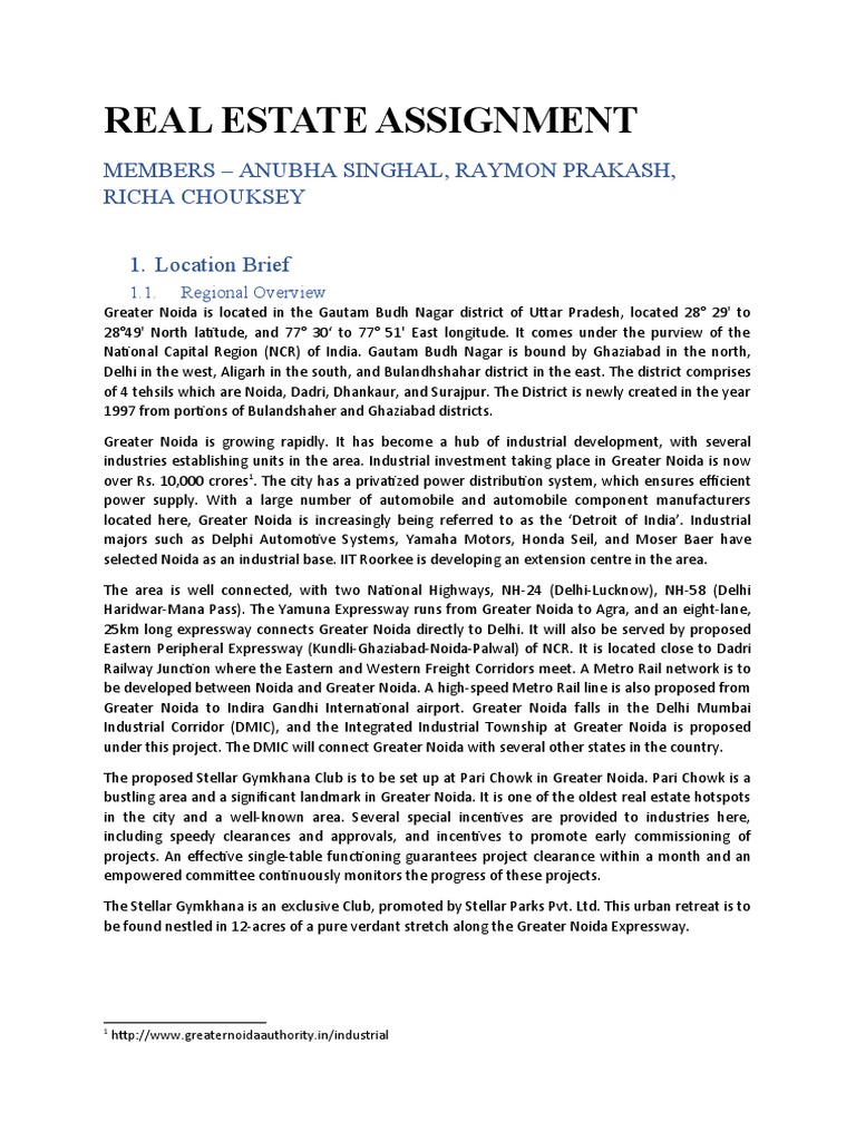 Revised Real Estate Assignment | PDF | Discounted Cash Flow | Real ...