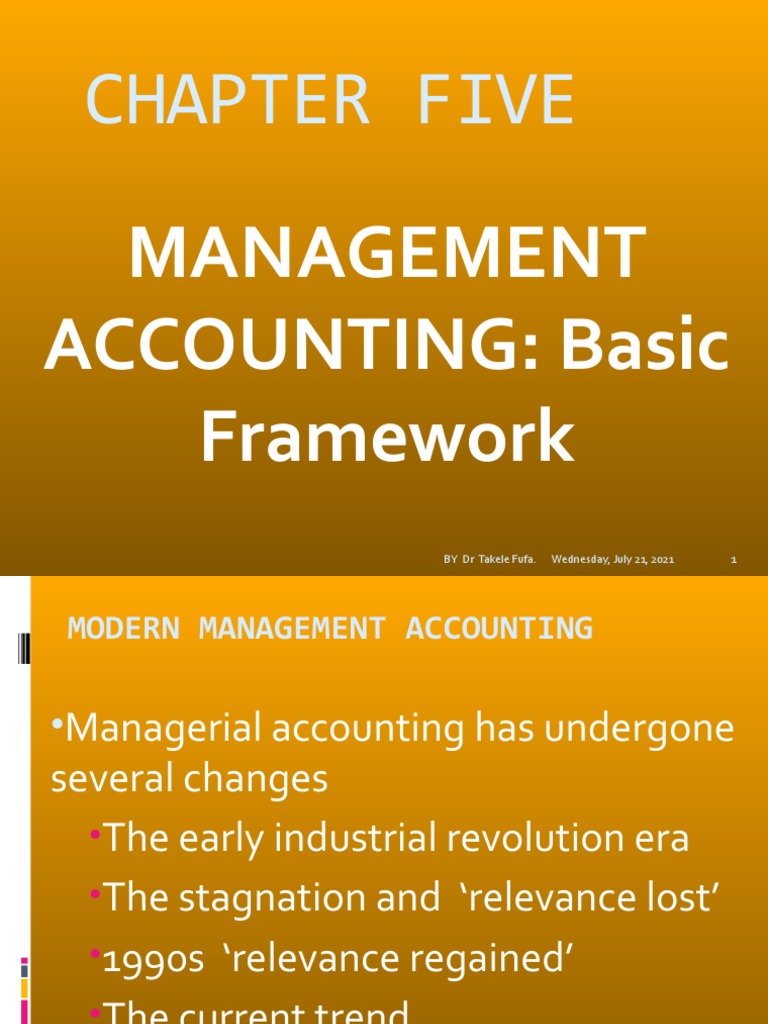 CHAPTER-5 MGT Acct Basic Framework | PDF | Strategic Management ...