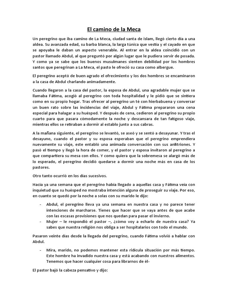 El Camino de La Meca | PDF | la meca