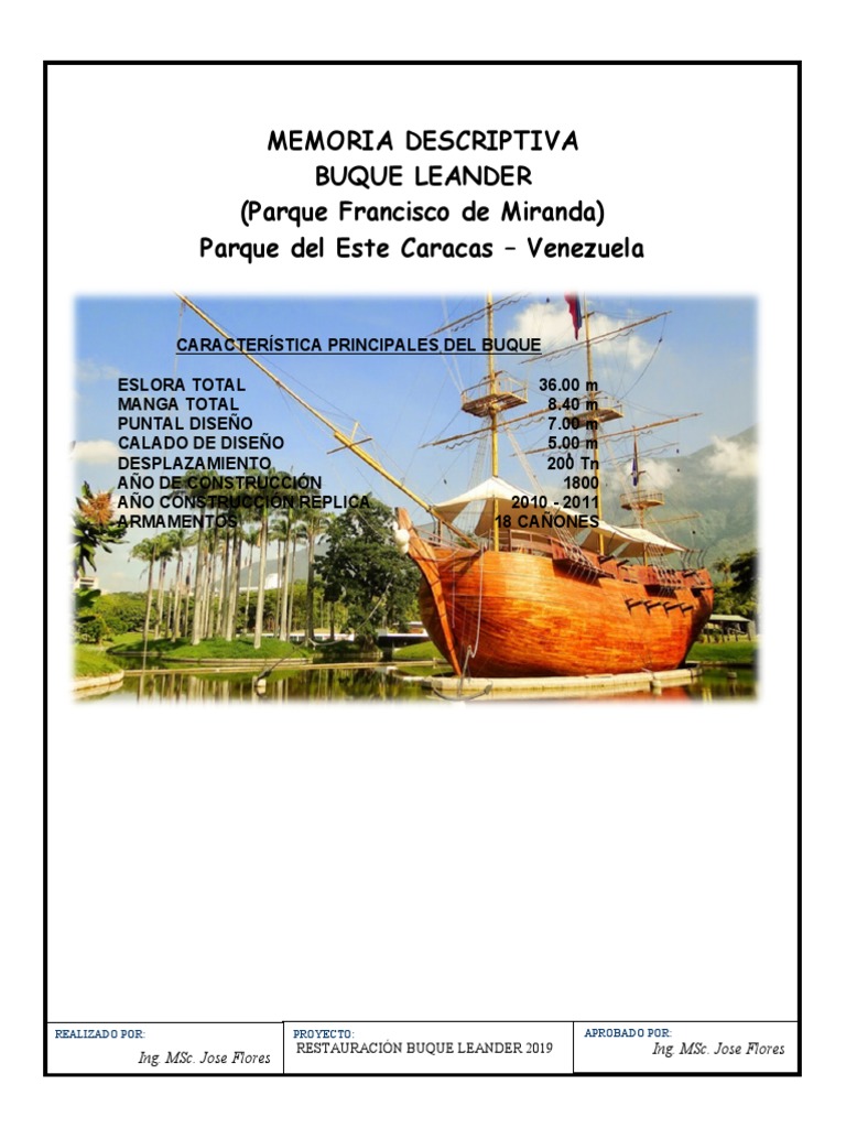 Restauración del Buque Leander 2019 | PDF | Venezuela | Buques