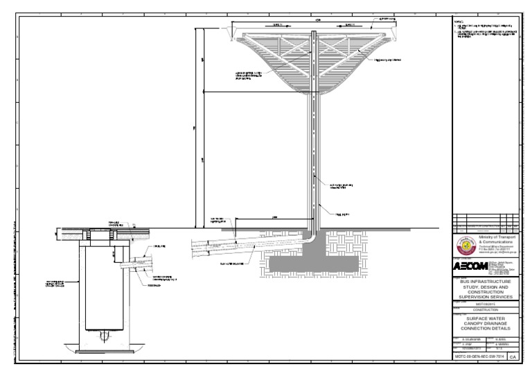 Surface Water Canopy Drainage Connection Details | PDF | Justice ...