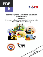 TLE G 7 - 8 Module 1 Commercial Cooking - Week 1 Concept of Cookery ...