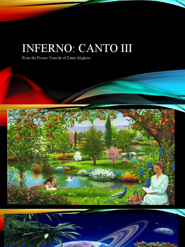 Inferno: Canto Iii: From The Divine Comedy of Dante Alighieri ...
