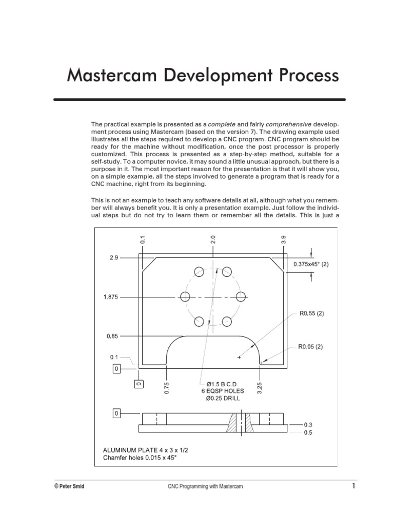Mastercam Development Process | PDF | Machine Tool | Menu (Computing)