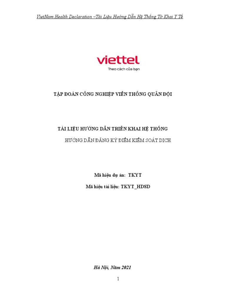 HDSD DKSD v1 0 | PDF