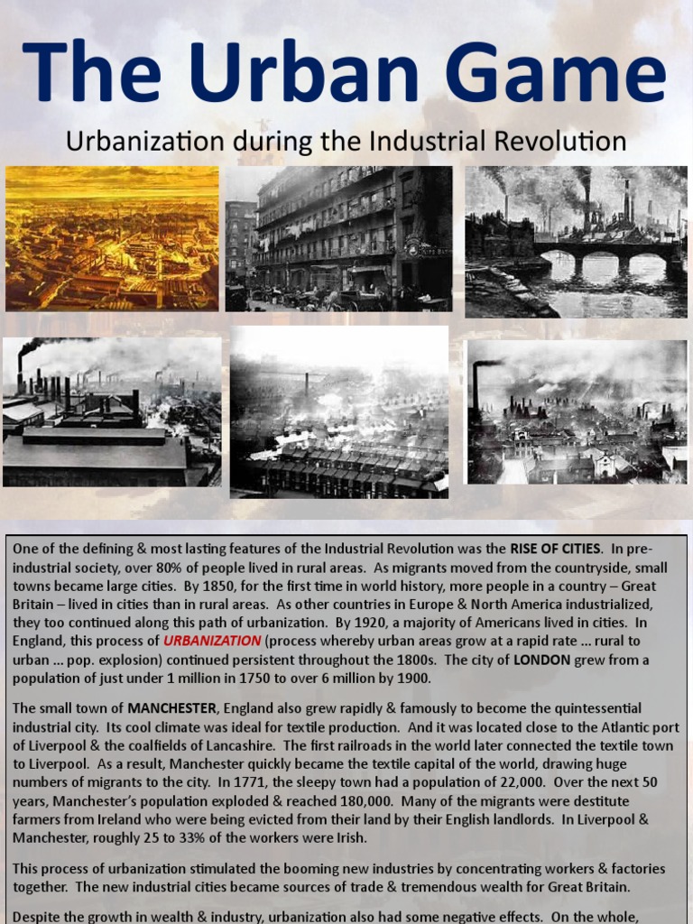 Urban Game and Social Impact | PDF | Factory | Rail Transport