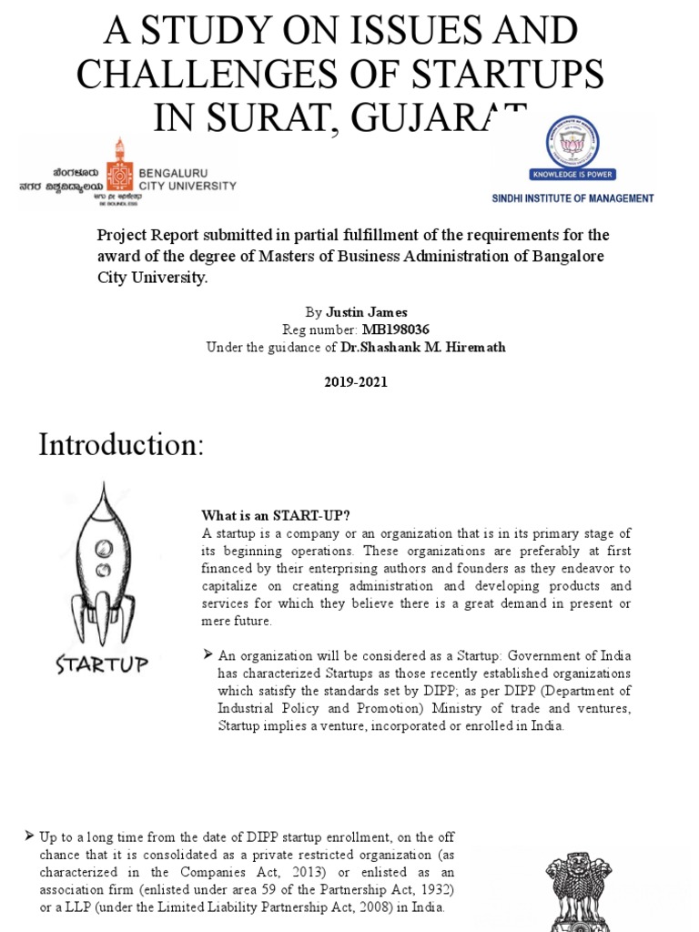 Challenges Faced by Surat Startups | PDF | Startup Company | Small ...