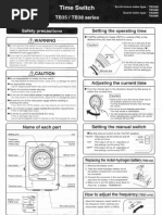 Newlec Timer Switch NLCUT1 Manual | PDF | Switch | Mains Electricity