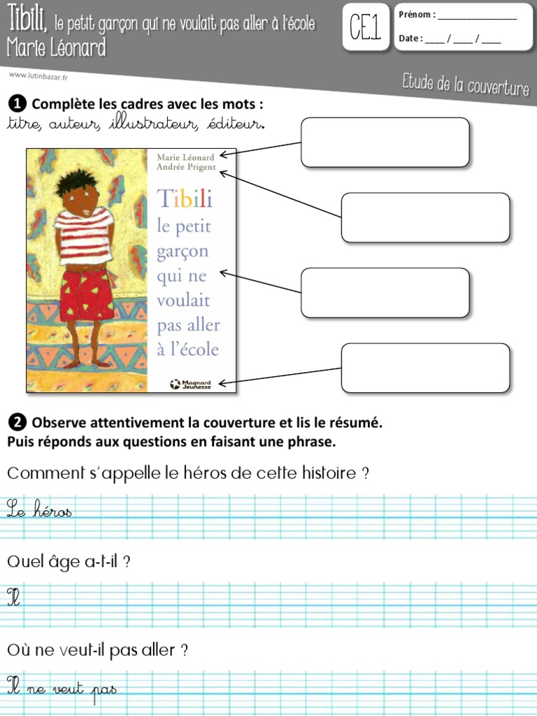 Tibili, le garçon qui n'aimait pas l'école | PDF