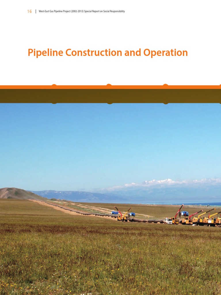 Pipeline Construction and Operation: West-East Gas Pipeline Project ...