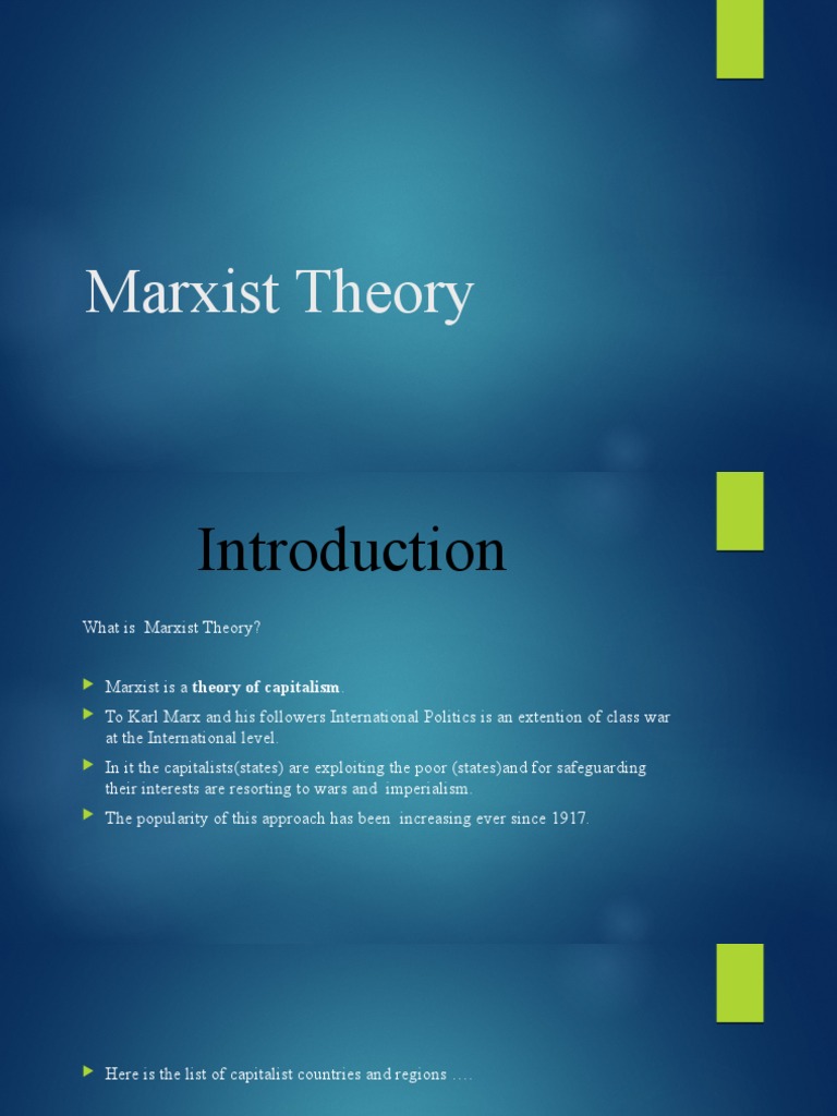Marxist Theory | PDF | Marxism | Karl Marx