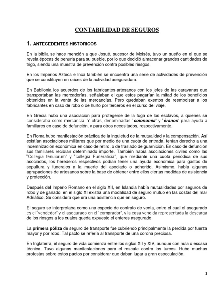 Tema 2 Contab de Seguros | PDF | Reaseguro | Seguro