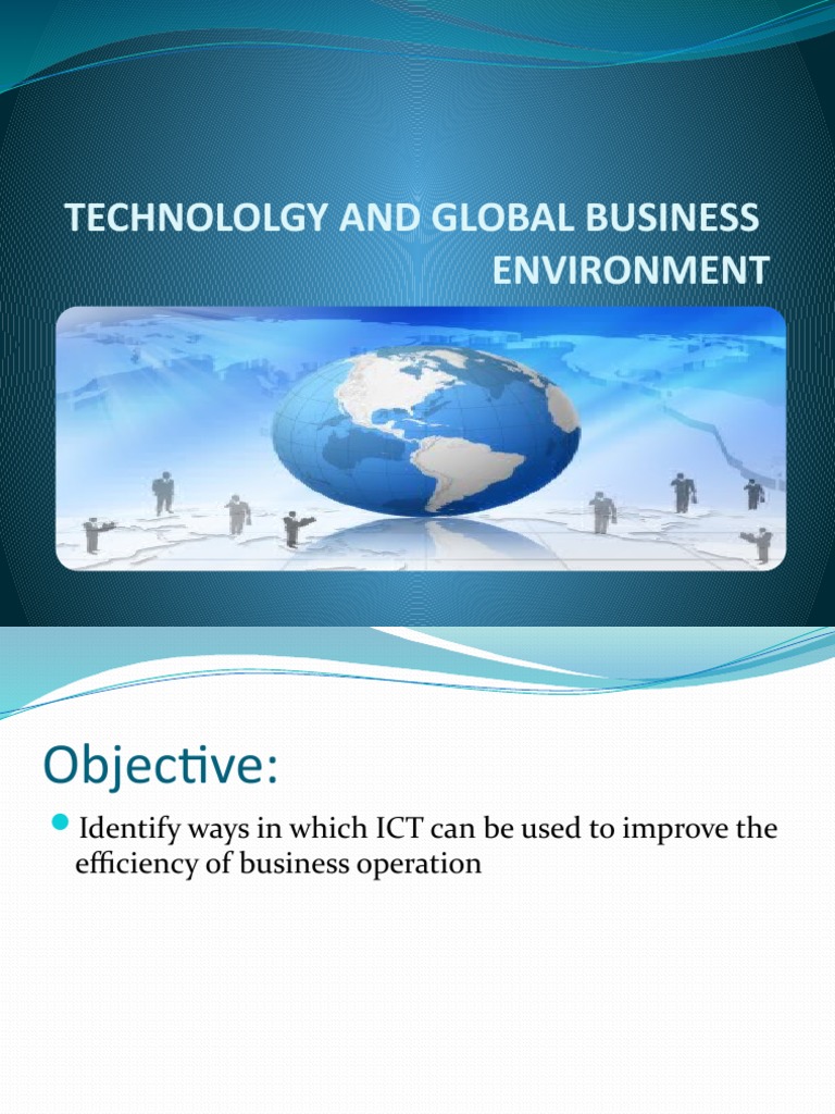 Ways in Which ICT Can Be Used To Improve The Efficiency of Business ...