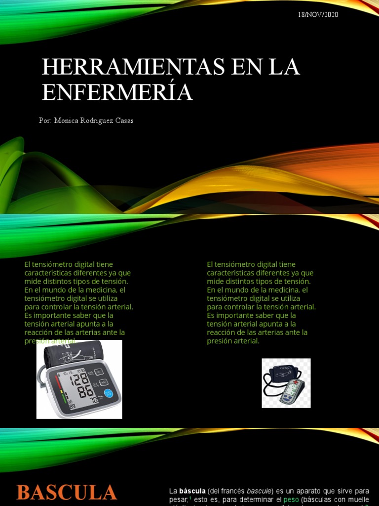 Herramientas en La Enfermería | PDF | Balanza | Medicina