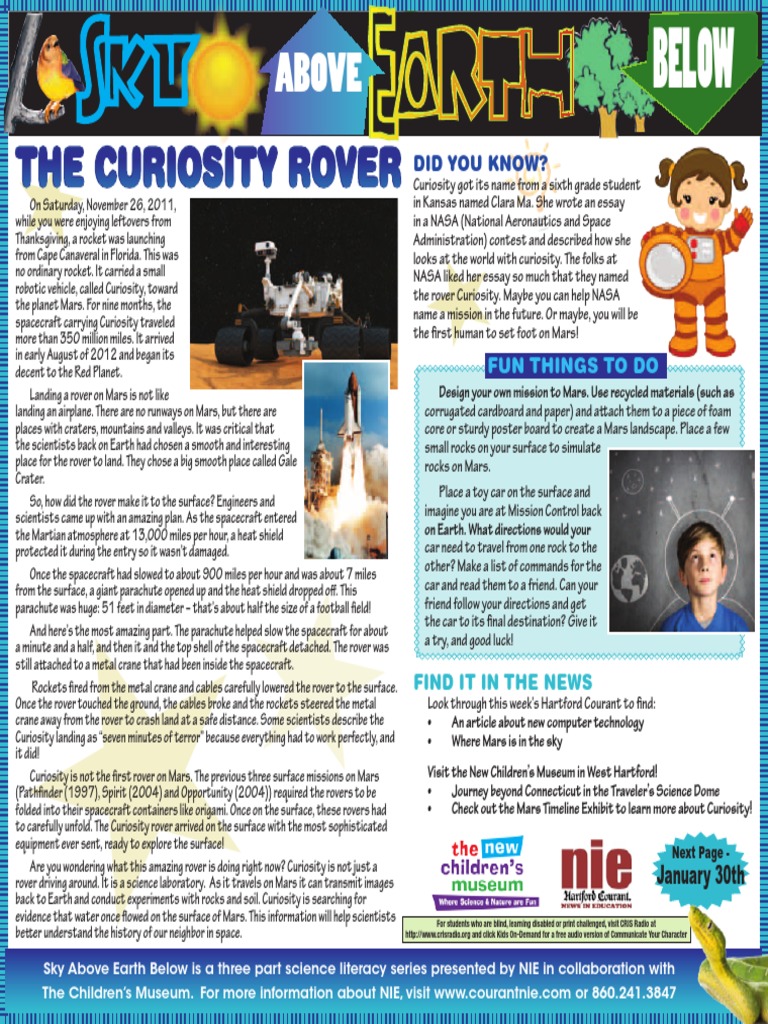 Curiosity | PDF | Curiosity (Rover) | Rover (Space Exploration)