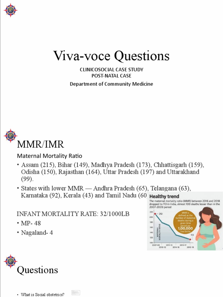 Viva-Voce Questions: Clinicosocial Case Study Post-Natal Case ...