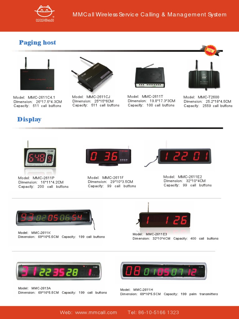Paging Host: Mmcall Wireless Service Calling & Management System | PDF ...