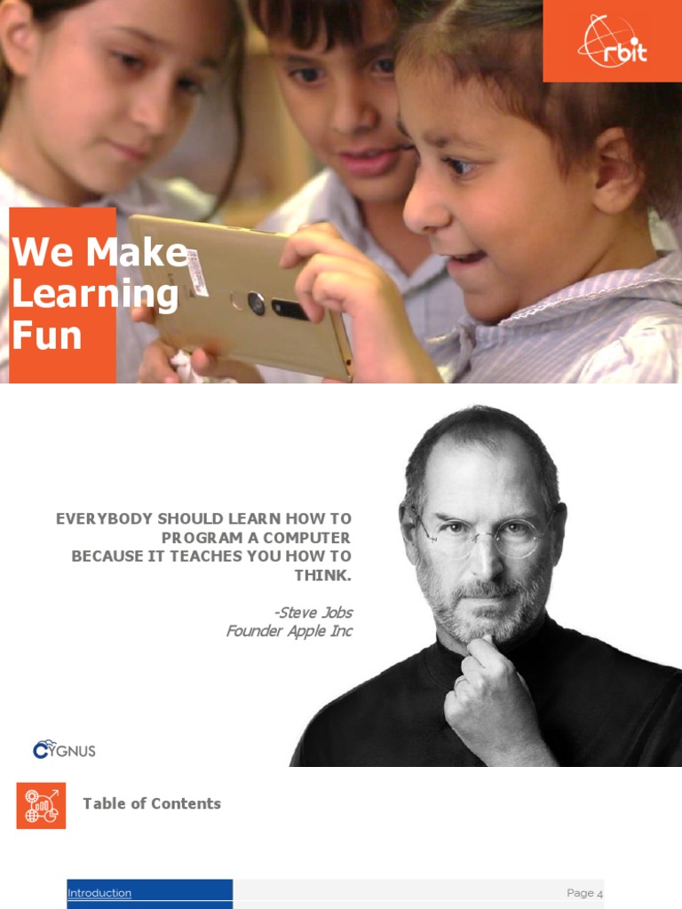 Orbit - Coding Camp - Information Deck | PDF | Scratch (Programming ...