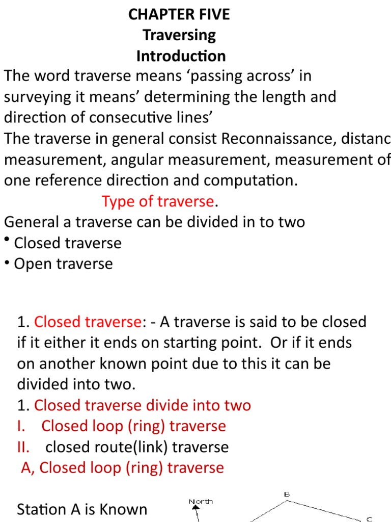 Traversing Techniques | PDF | Sine | Azimuth