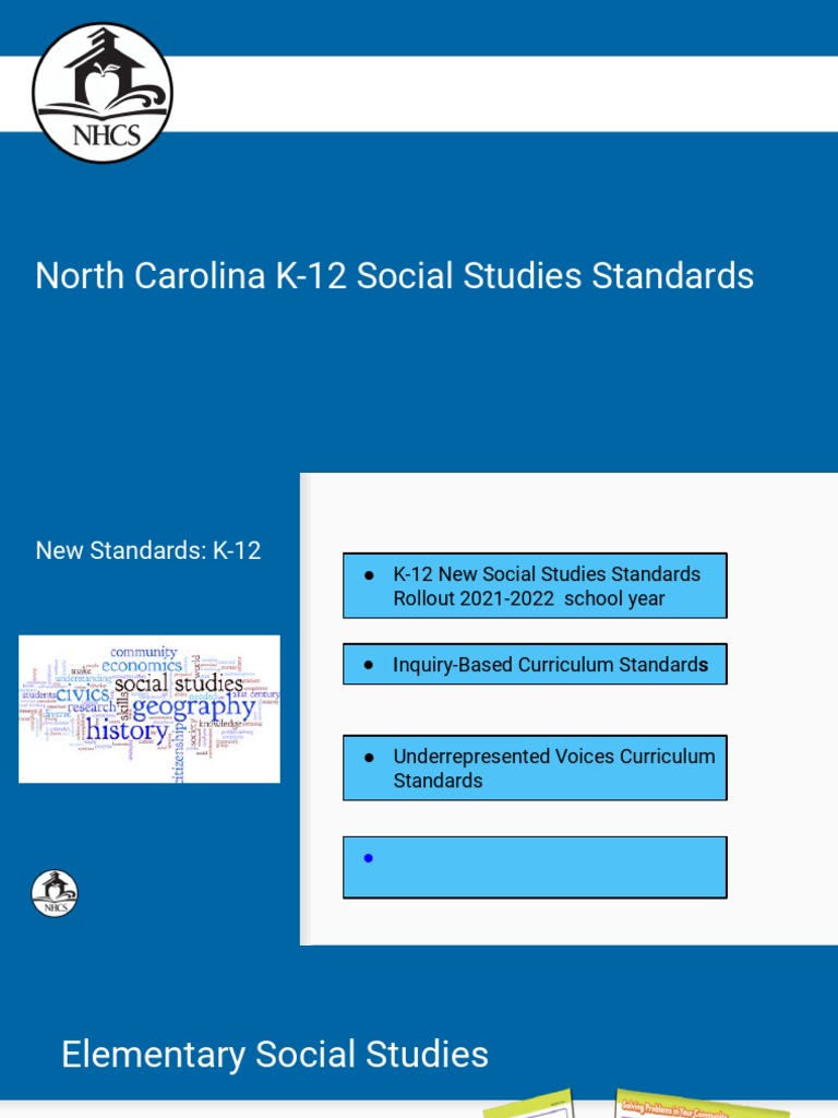 New K-12 Social Studies Standards | PDF | Middle Schools | Curriculum